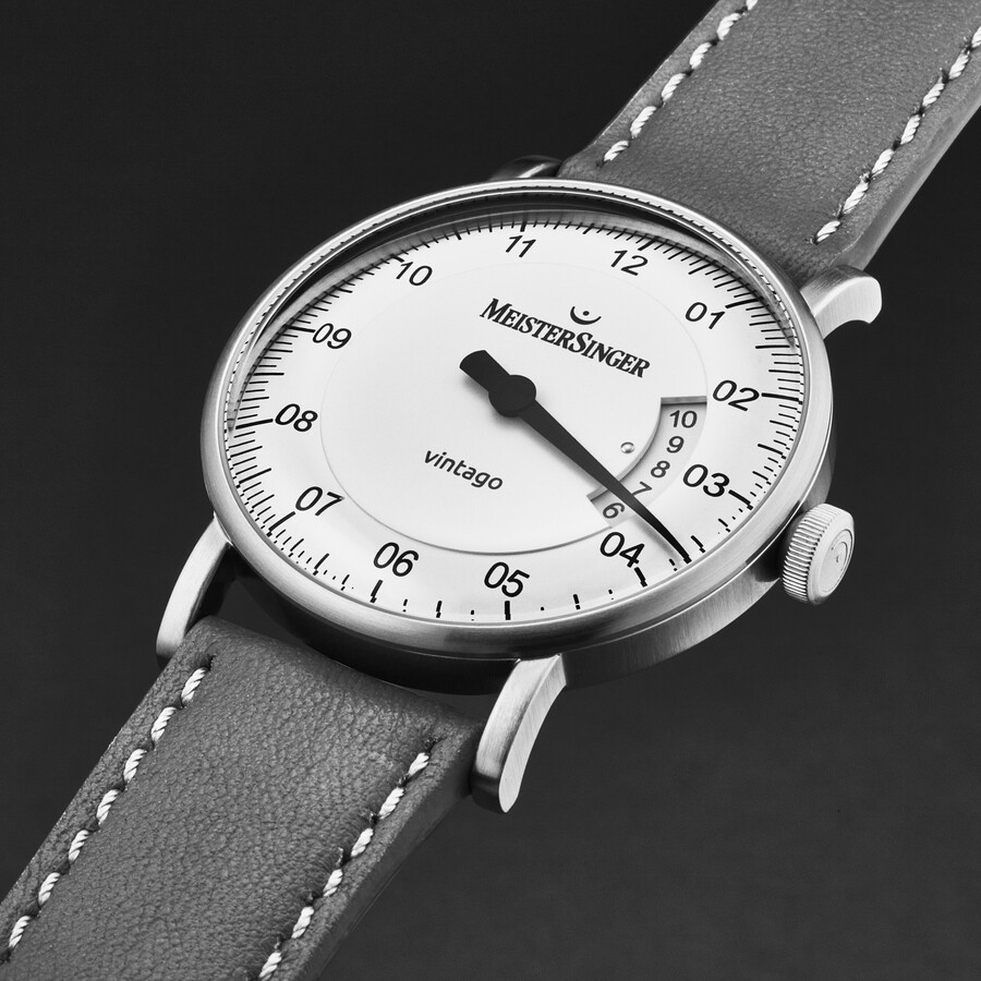 Meistersinger Vintago Automatic Silver Dial Men's Watch VT901 ...