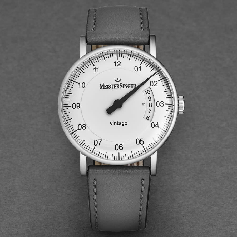 Meistersinger Vintago Automatic Silver Dial Men's Watch VT901 ...