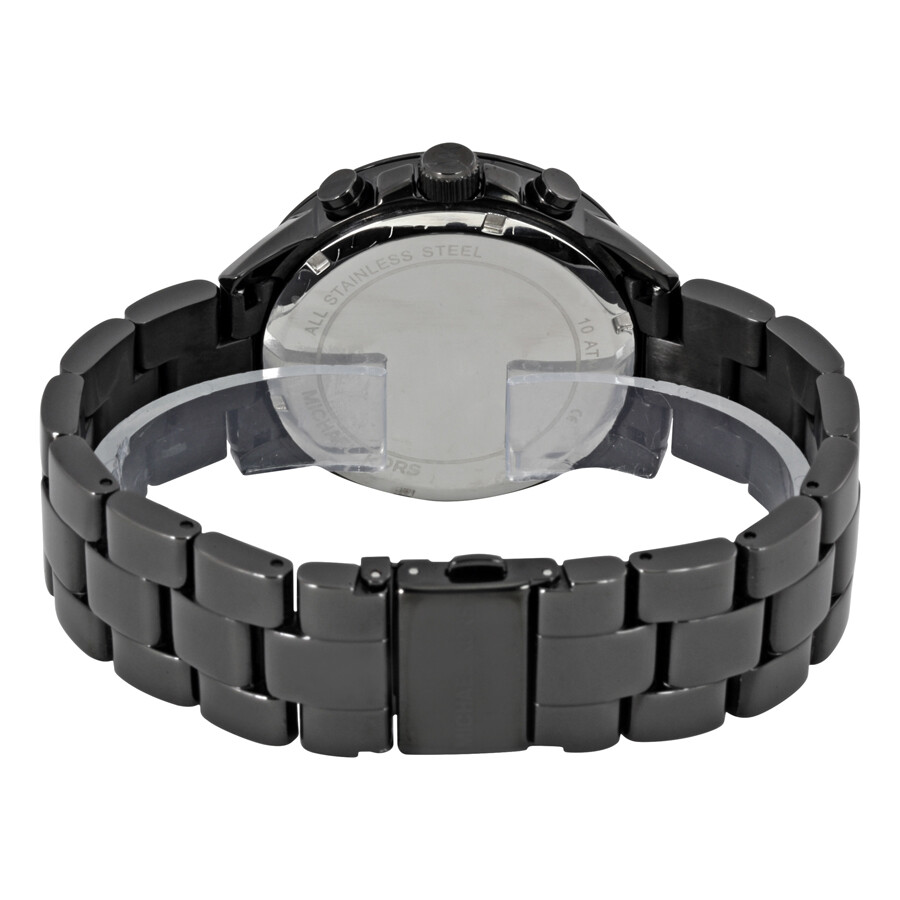 Michael Kors Brecken Black Dial Chronograph Unisex Watch MK6302 ...