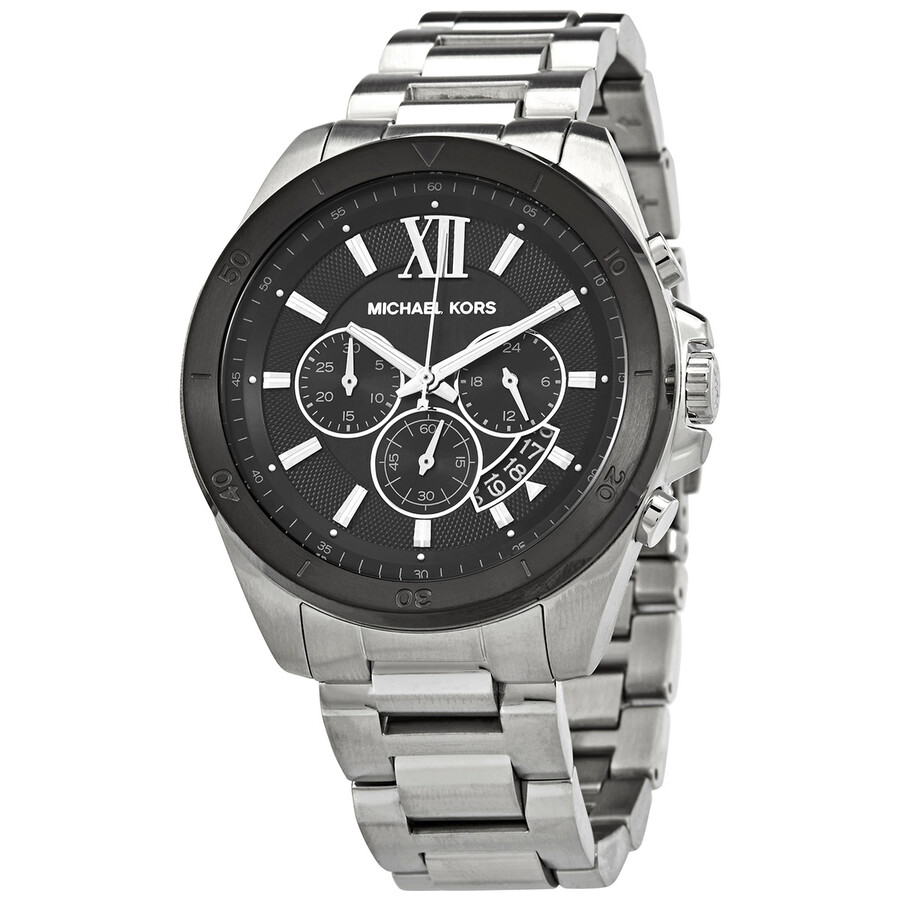 Michael Kors Brecken Chronograph Quartz Black Dial Men's Watch MK8847 ...