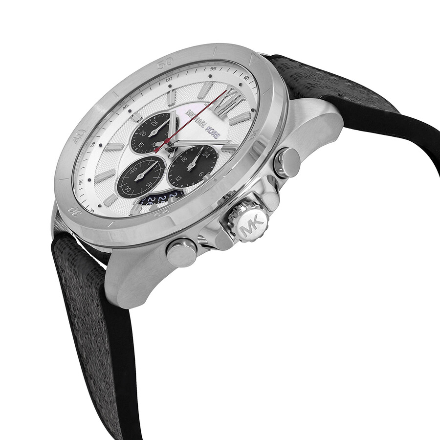 Michael Kors Brecken Chronograph Quartz Silver Dial Men's Watch MK8922 ...