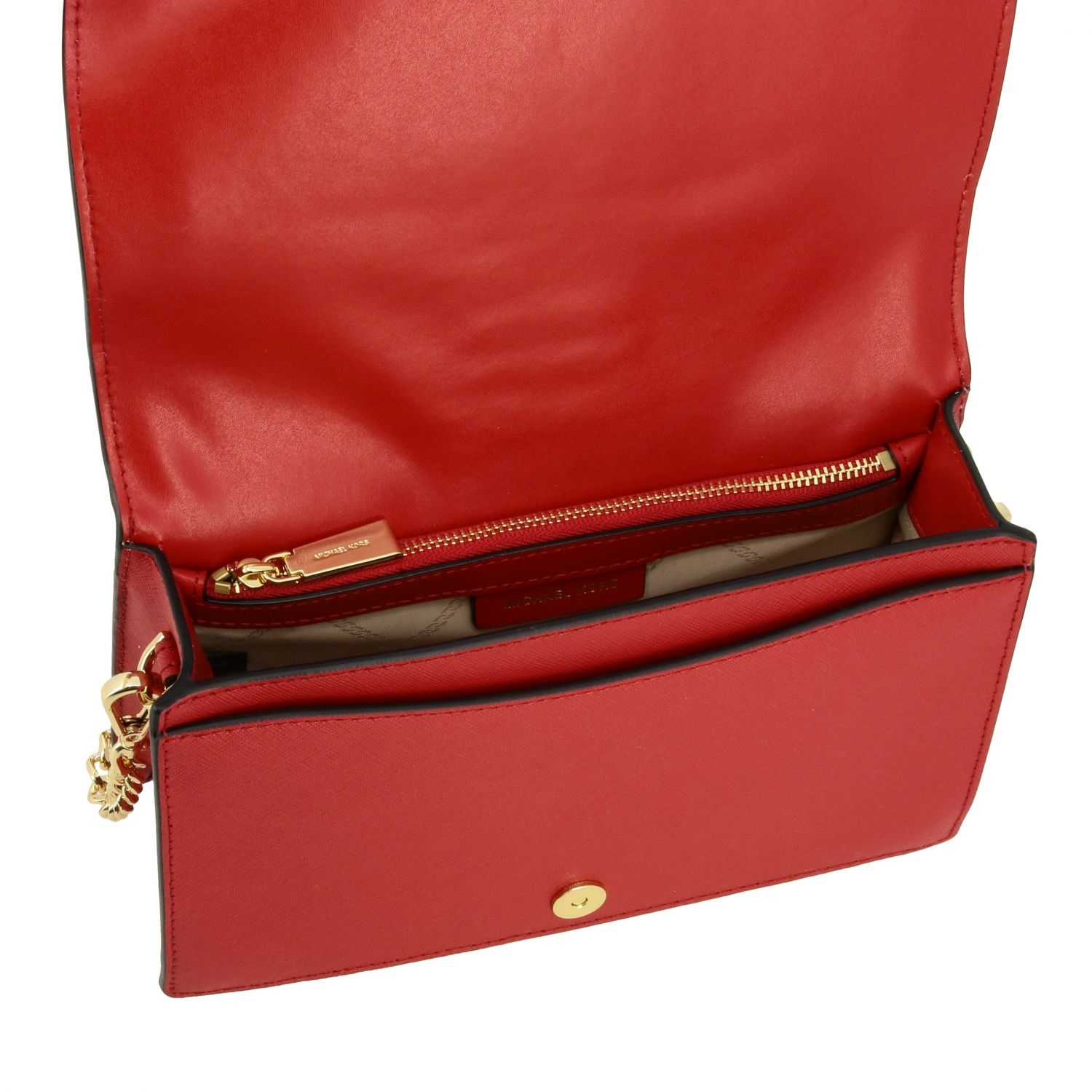Michael Kors Red Studded Crossbody Handbags | Paul Smith