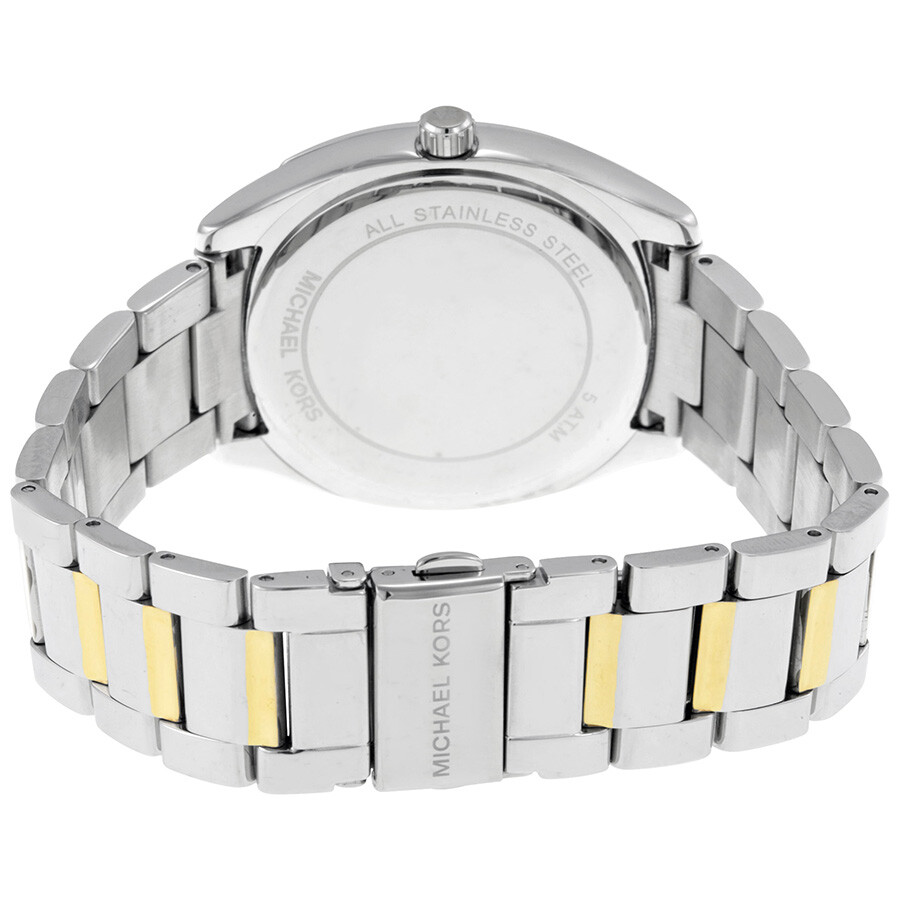 Michael Kors Bryn Silver Dial Two Tone Ladies Watch MK6277 796483214958 ...