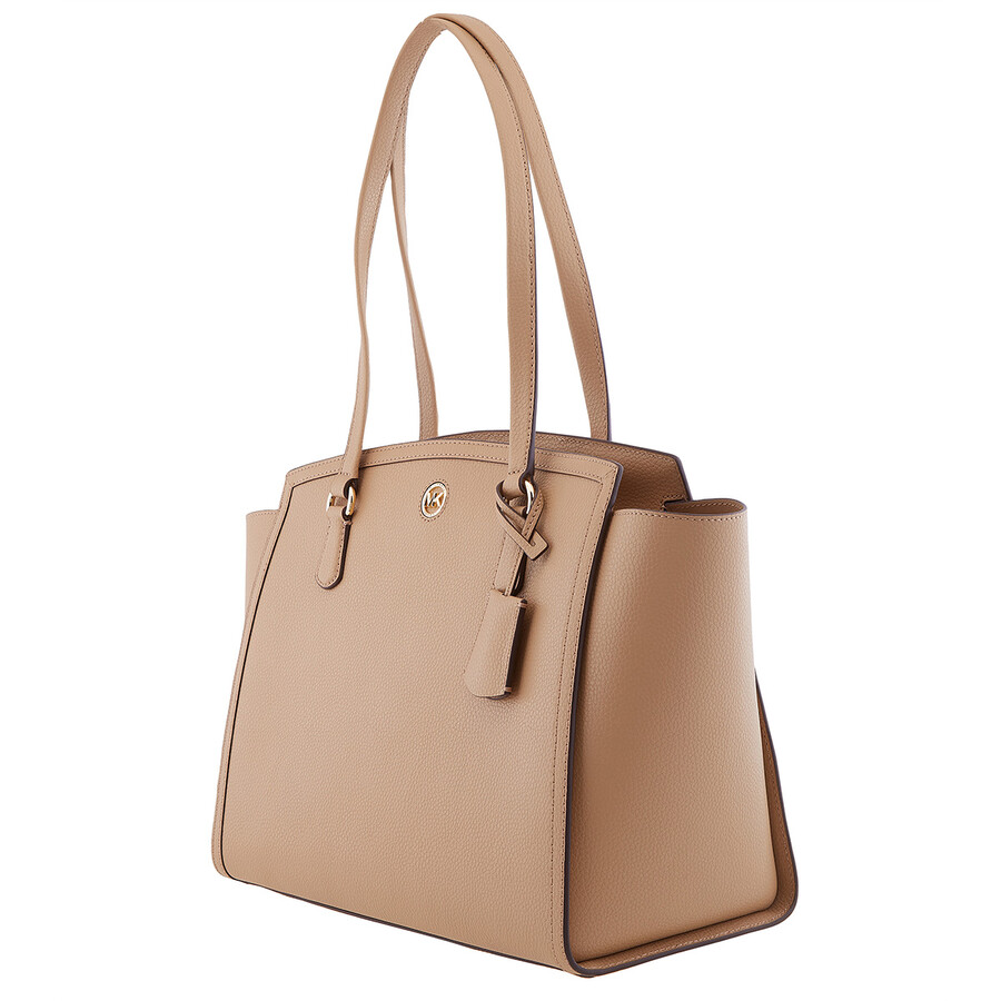 Michael Kors Camel Leather Large Chantal Tote Bag 30F2G7CT3T-222 ...