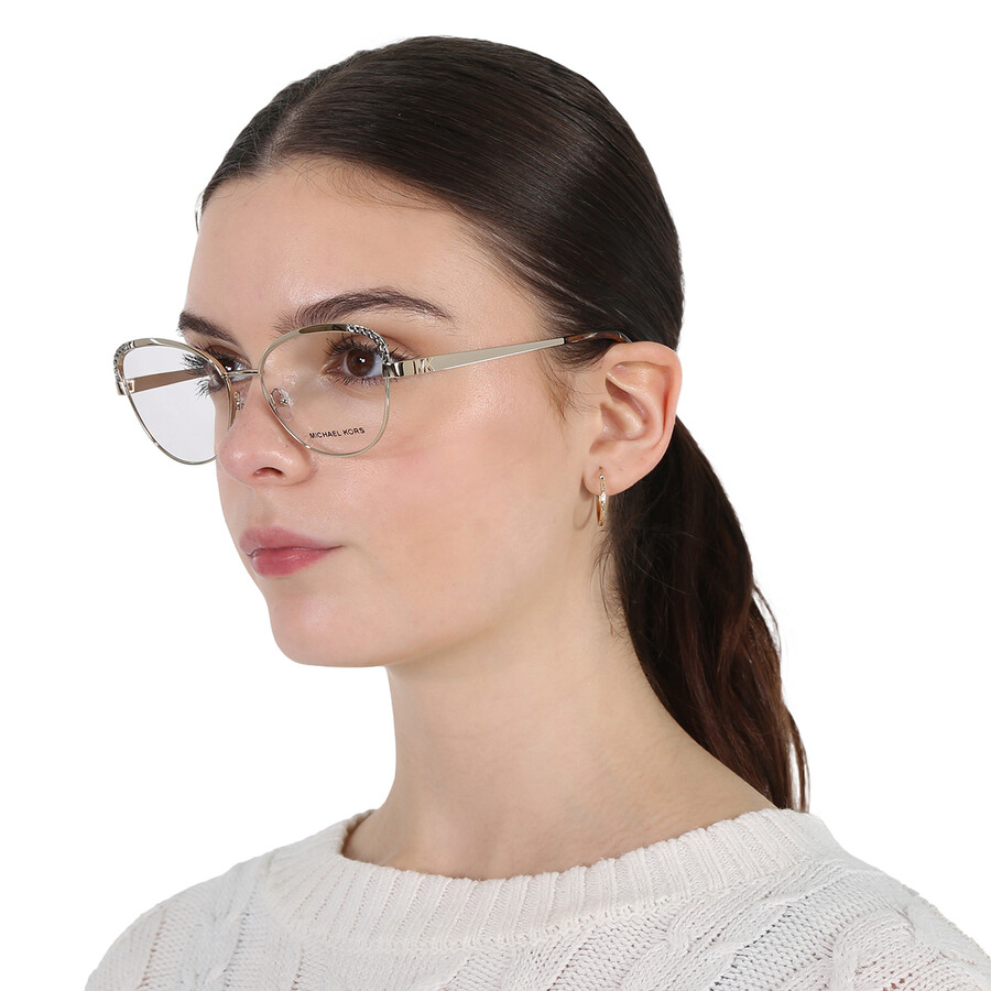 Michael Kors Demo Cat Eye Ladies Eyeglasses MK3051 1014 53 MK3051 1014 ...