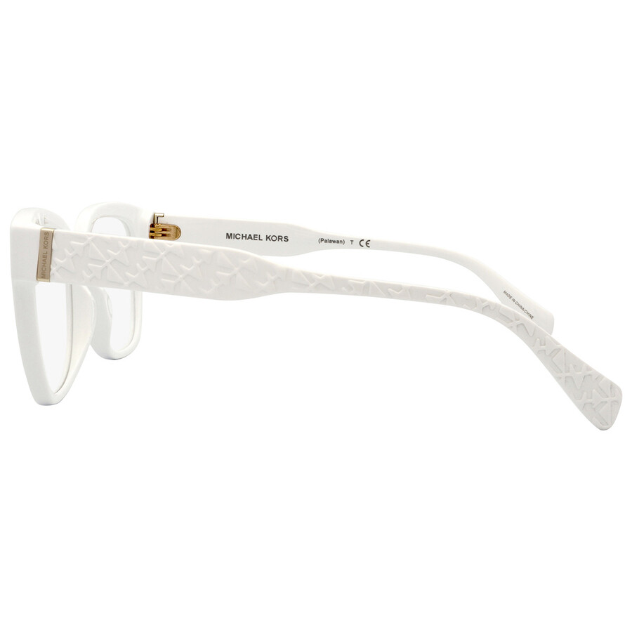 Michael Kors Demo Square Ladies Eyeglasses MK4091 3100 52 725125379816 ...