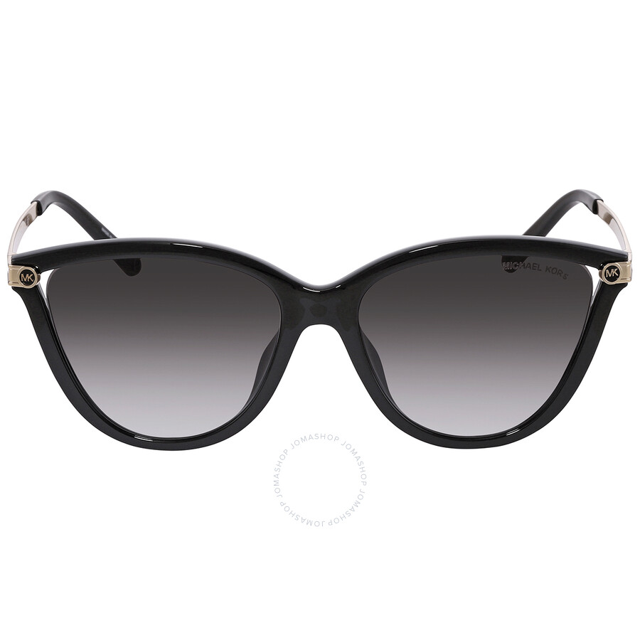 Michael Kors Talum Gray Gradient Black Cat Eye Ladies Sunglasses ...