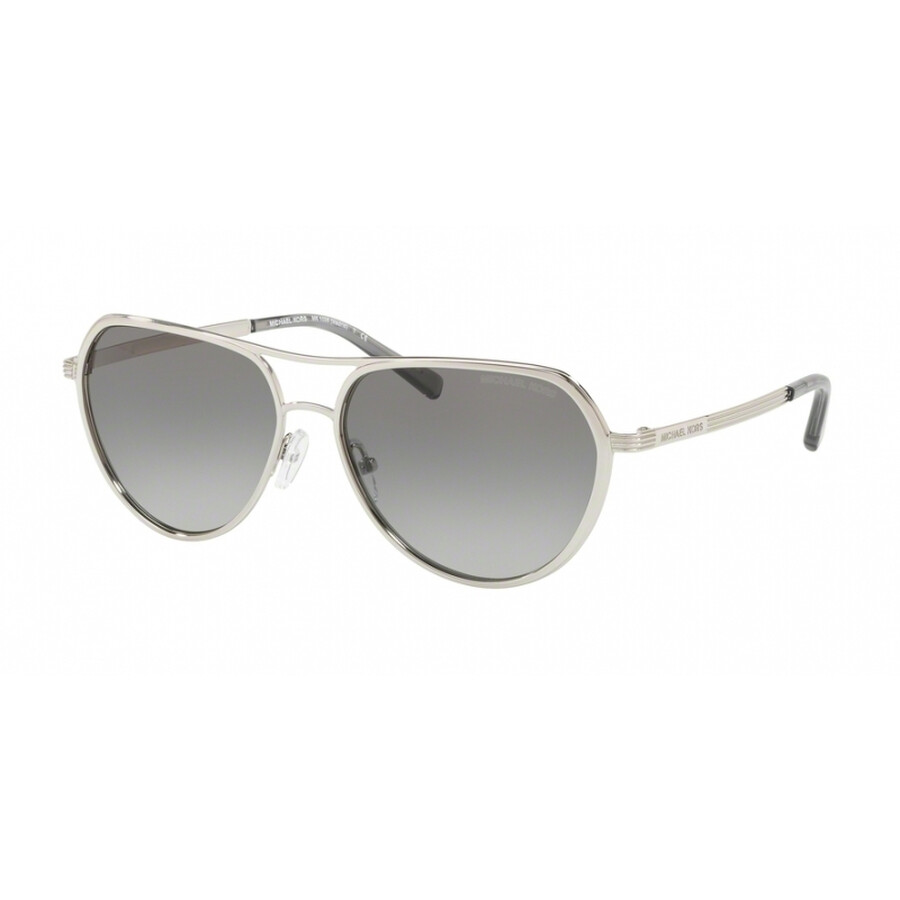 Michael Kors Grey Gradient Pilot Ladies Sunglasses 0MK1036 115311 57 ...