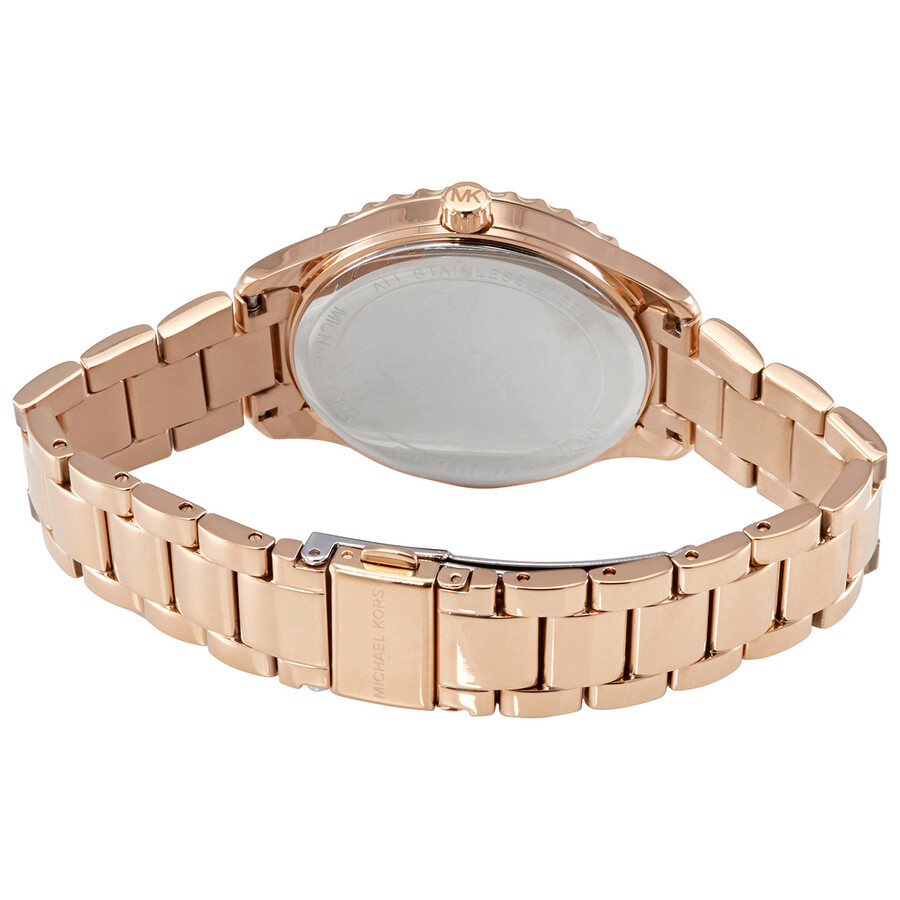 Michael Kors Layton Quartz White Dial Gold-tone Ladies Watch MK6870 ...