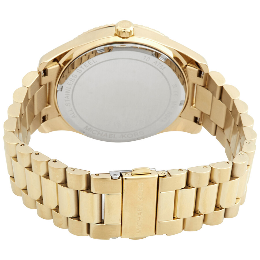 Michael Kors Lexington Quartz Gold Dial Unisex Watch MK8947 ...
