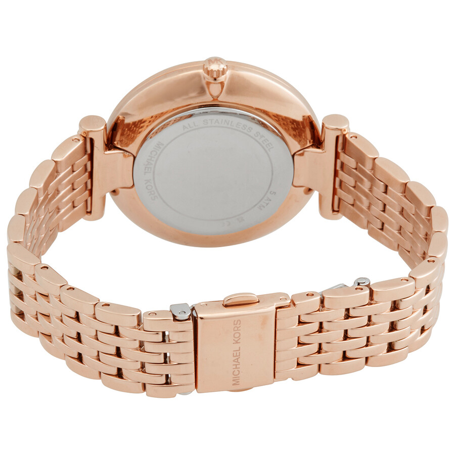 Michael Kors Maisie Quartz Crystal Rose Dial Ladies Watch MK4421 ...