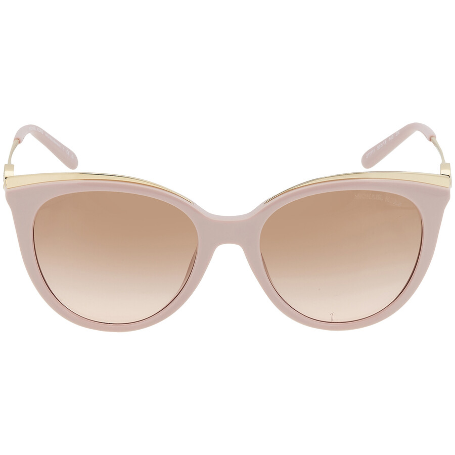 Michael Kors Montauk Brown Pink Gradient Butterfly Ladies Sunglasses ...