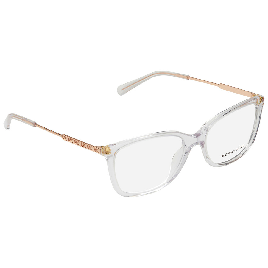 Michael Kors Pamplona Demo Rectangular Ladies Eyeglasses MK4092 3015 54 ...