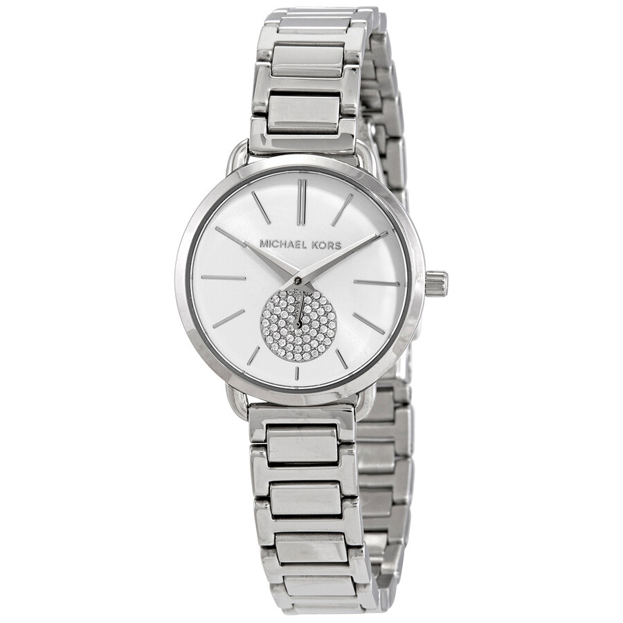 Michael Kors Portia Quartz Silver Dial Ladies Watch MK3837 - Watches ...