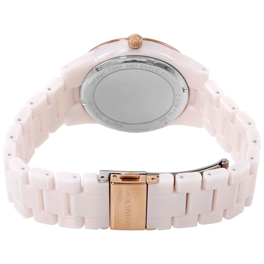 Michael Kors Ritz Quartz Crystal Silver Dial Ladies Watch MK6838 ...