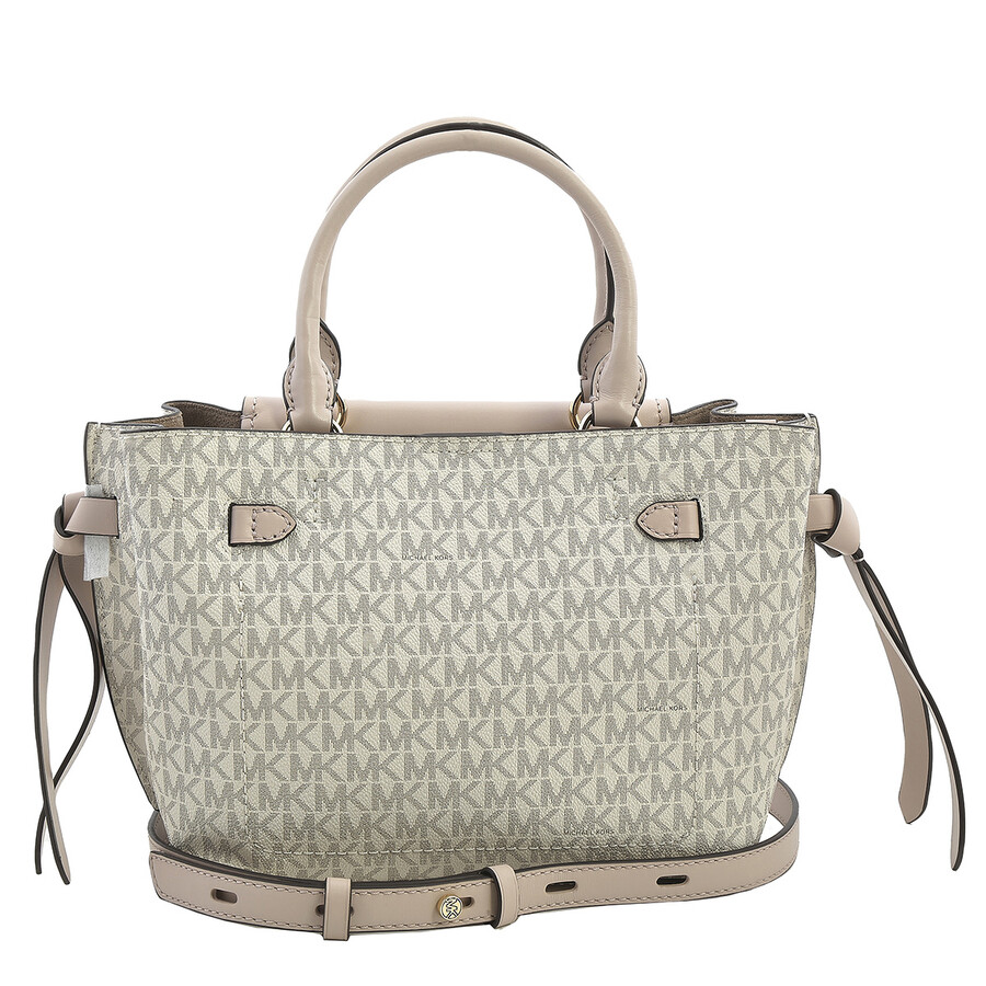 Michael Kors Signature Logo Small Hamilton Legacy Belted Satchel ...