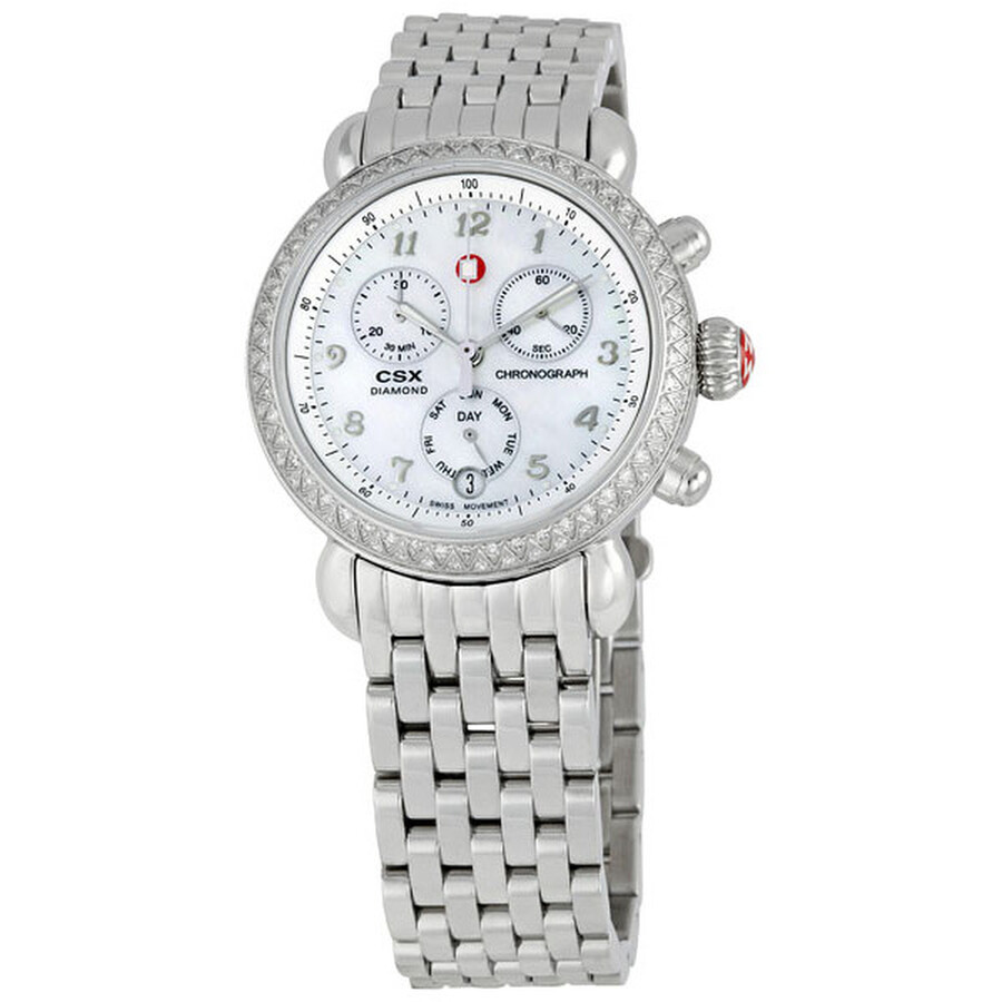 Michele CSX Chronograph Quartz Diamond Ladies Watch MWW03M000001 ...