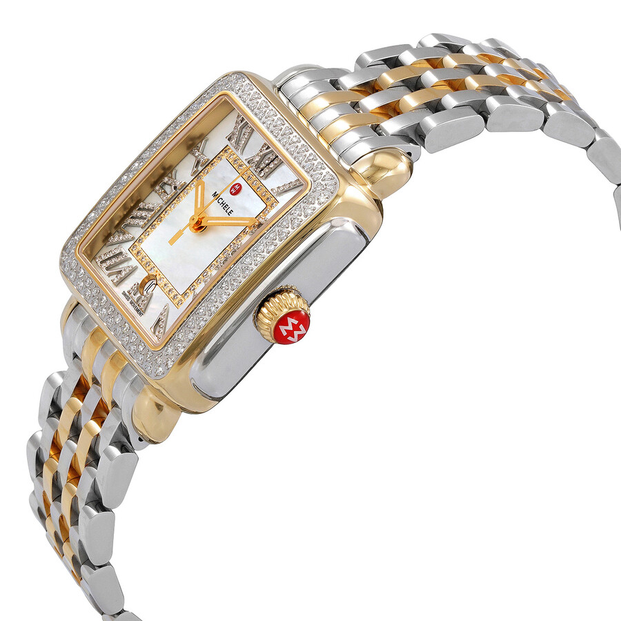 Michele Deco Madison Quartz Silver Dial Ladies Watch MWW06T000236 ...