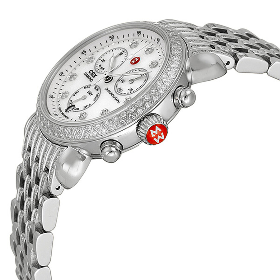 Michele Signature CSX-36 Ladies Watch MWW03M000203 845960050463 ...