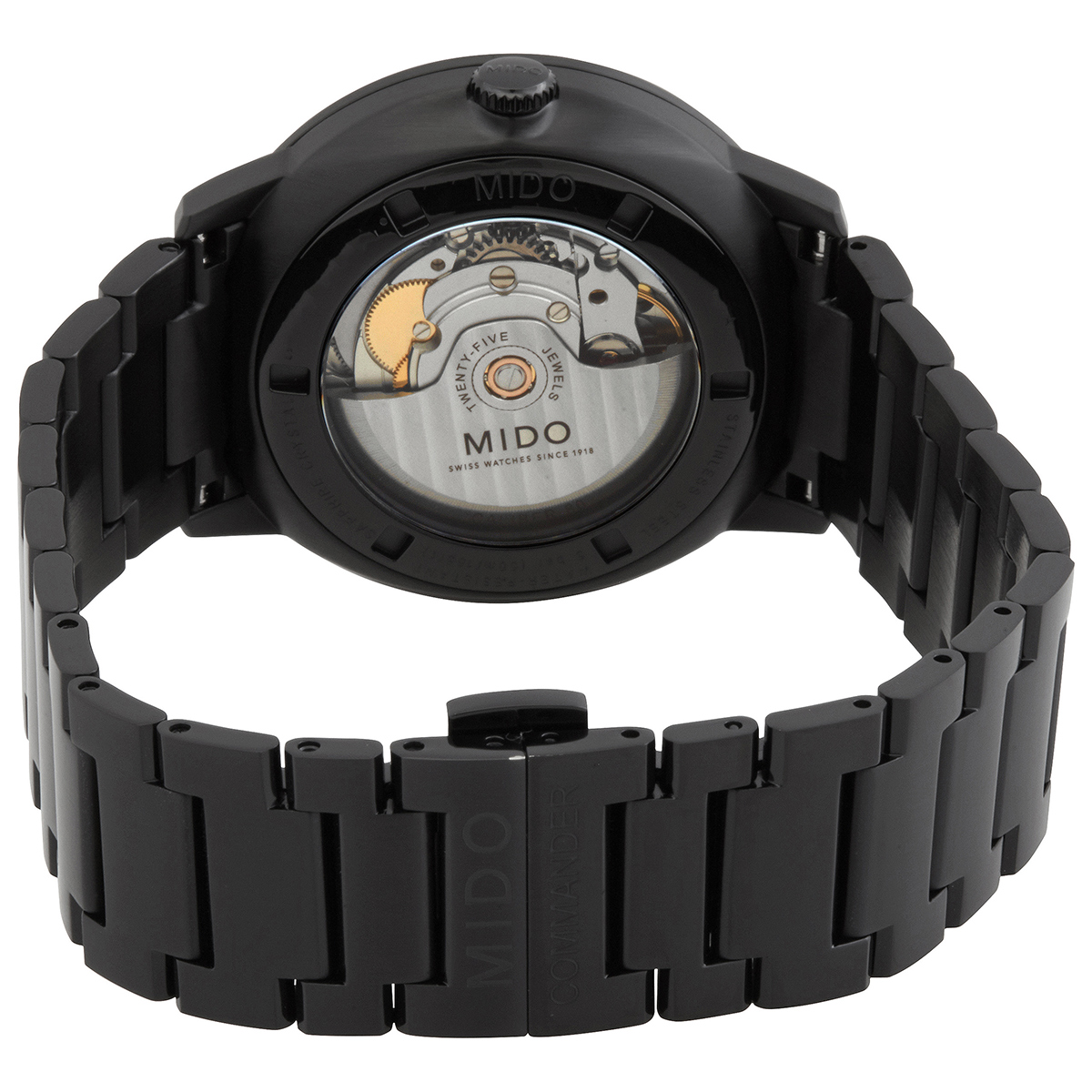 Mido Commander Automatic Black Dial Men's Watch M0214073341100 ...