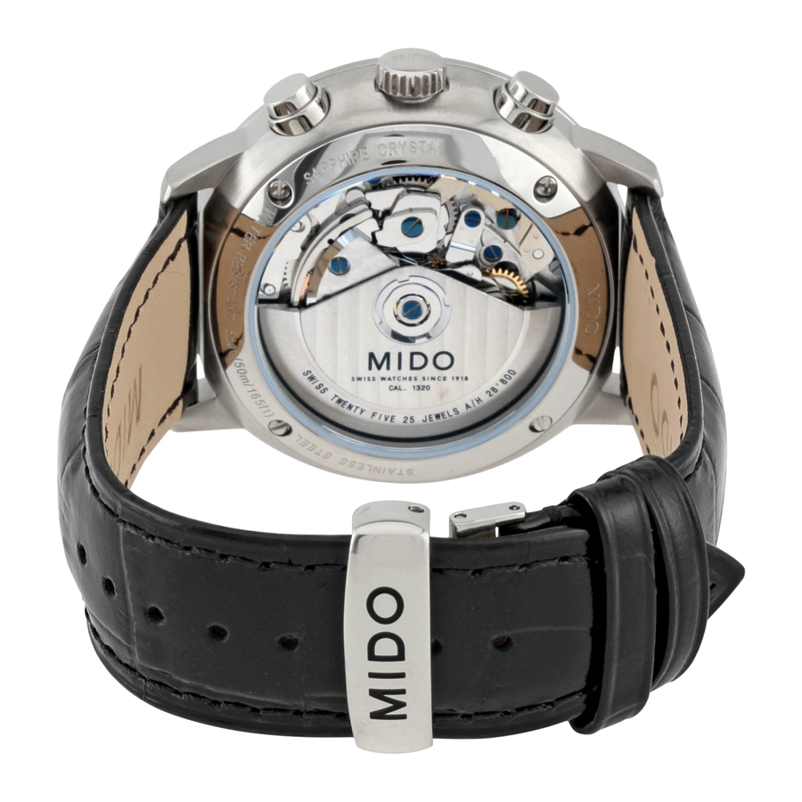 Mido Commander II Automatic Black Dial Men's Watch M0164141606100 ...
