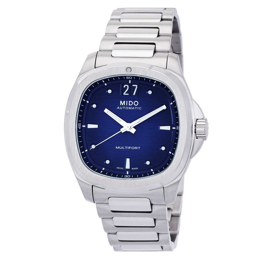 Mido Multifort TV Big Date Automatic Blue Dial Men's Watch ...