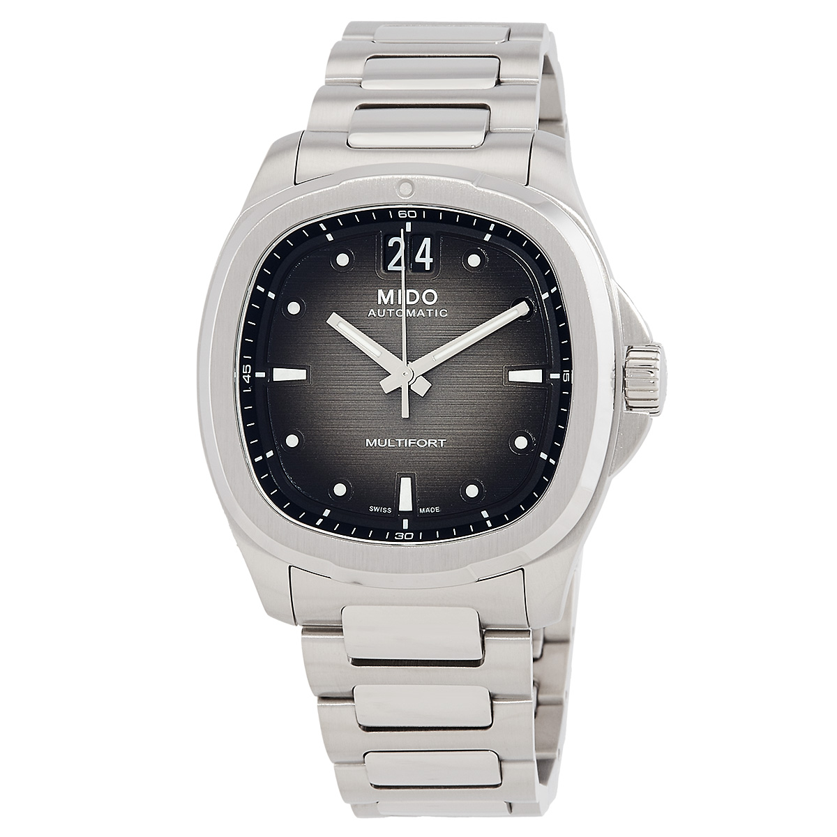 Mido Multifort TV Big Date Automatic Grey Dial Men's Watch ...