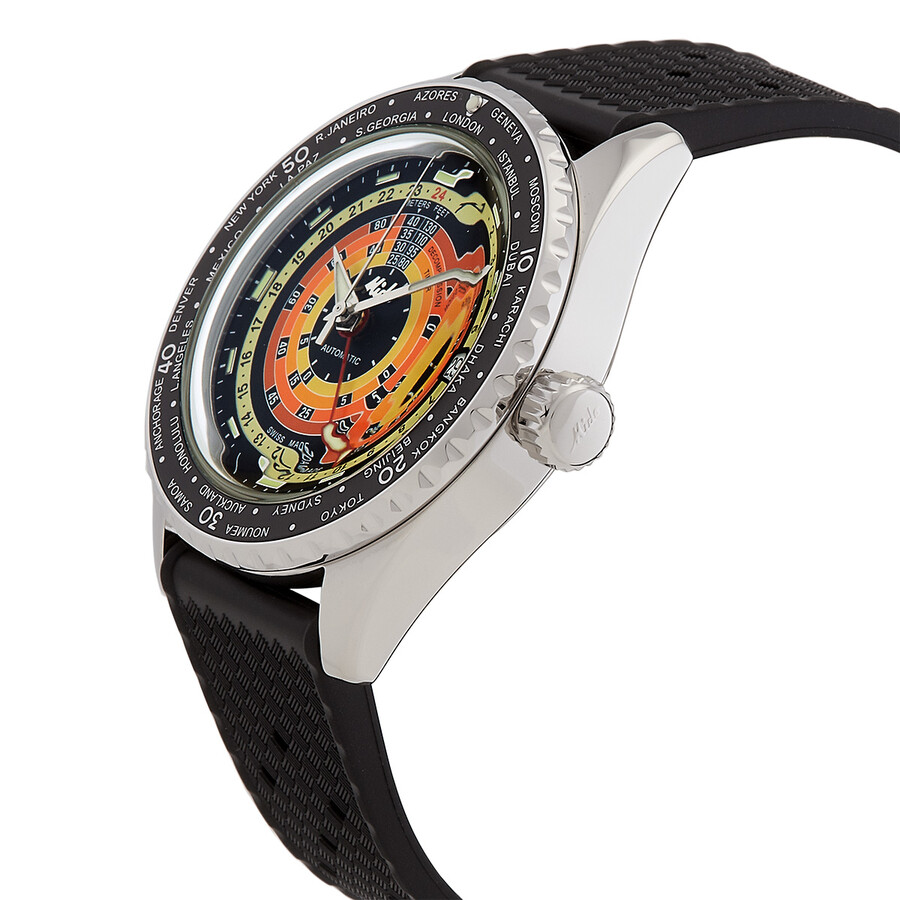 Mido Ocean Star Decompression Worldtimer Automatic Black Dial Men's ...