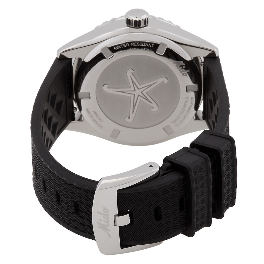 Mido Ocean Star Decompression Worldtimer Automatic Black Dial Men's ...