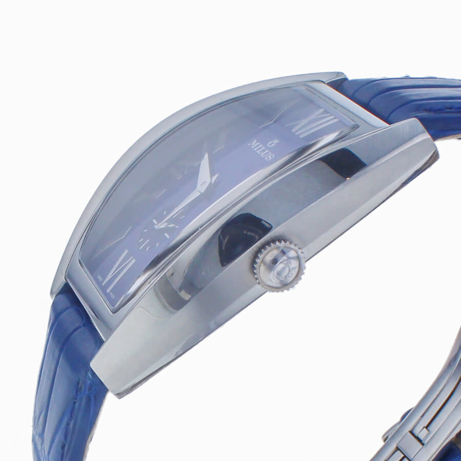 Milus AGENIOS Automatic Blue Dial Men's Watch AGEA003F - Watches, Agenios - Jomashop