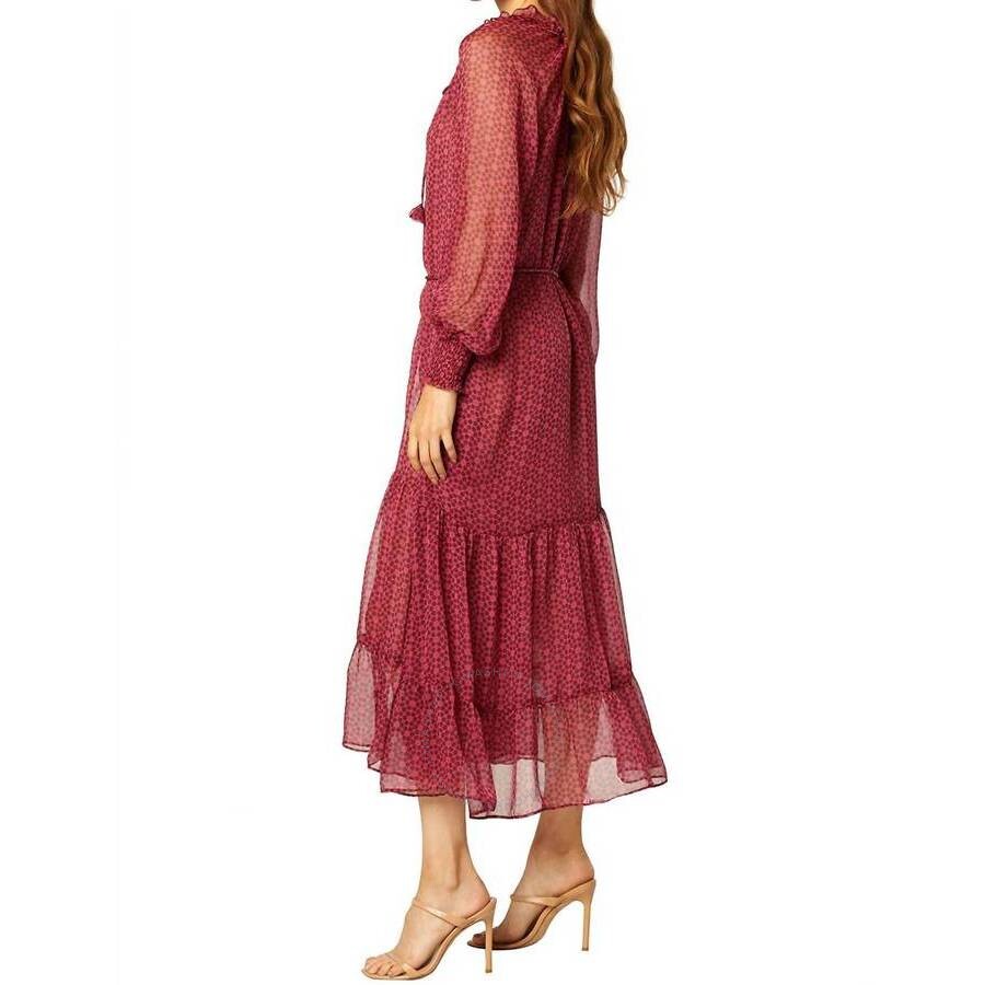 Misa Los Angeles Women Louisa Dress Cardinal, Size Xs 45405-Cardinal-XS ...