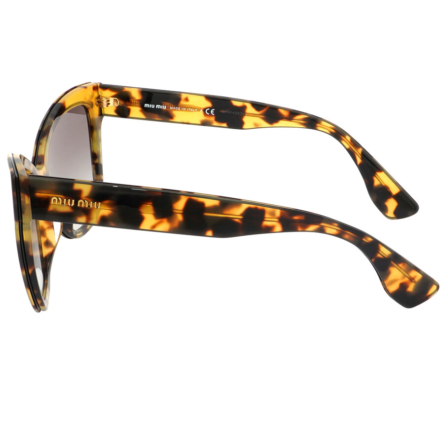 Miu Miu Core Grey Gradient Cat Eye Ladies Sunglasses MU 08V 09H0A7 56 ...