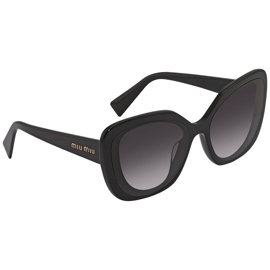 Miu Miu Grey Gradient Square Ladies Sunglasses MU 06XSA 03I5D1 59 ...