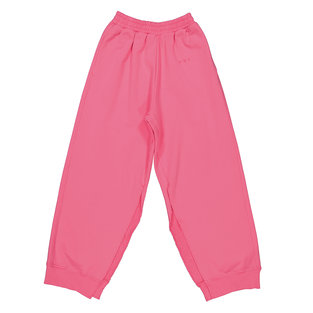 Mm6 Maison Margiela Mm6 Ladies Pink Split Detail Track Pants, Size X ...