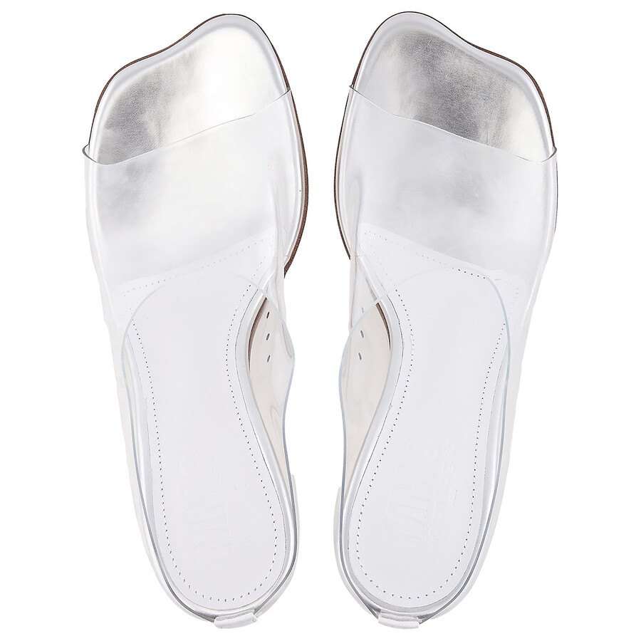 Mm6 Maison Margiela Ladies Transparent PVC Sandals, Brand Size 36 ( US ...