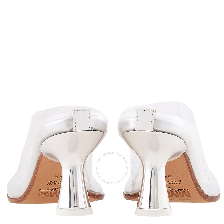 Mm6 Maison Margiela Ladies Transparent PVC Sandals, Brand Size 36 ( US ...