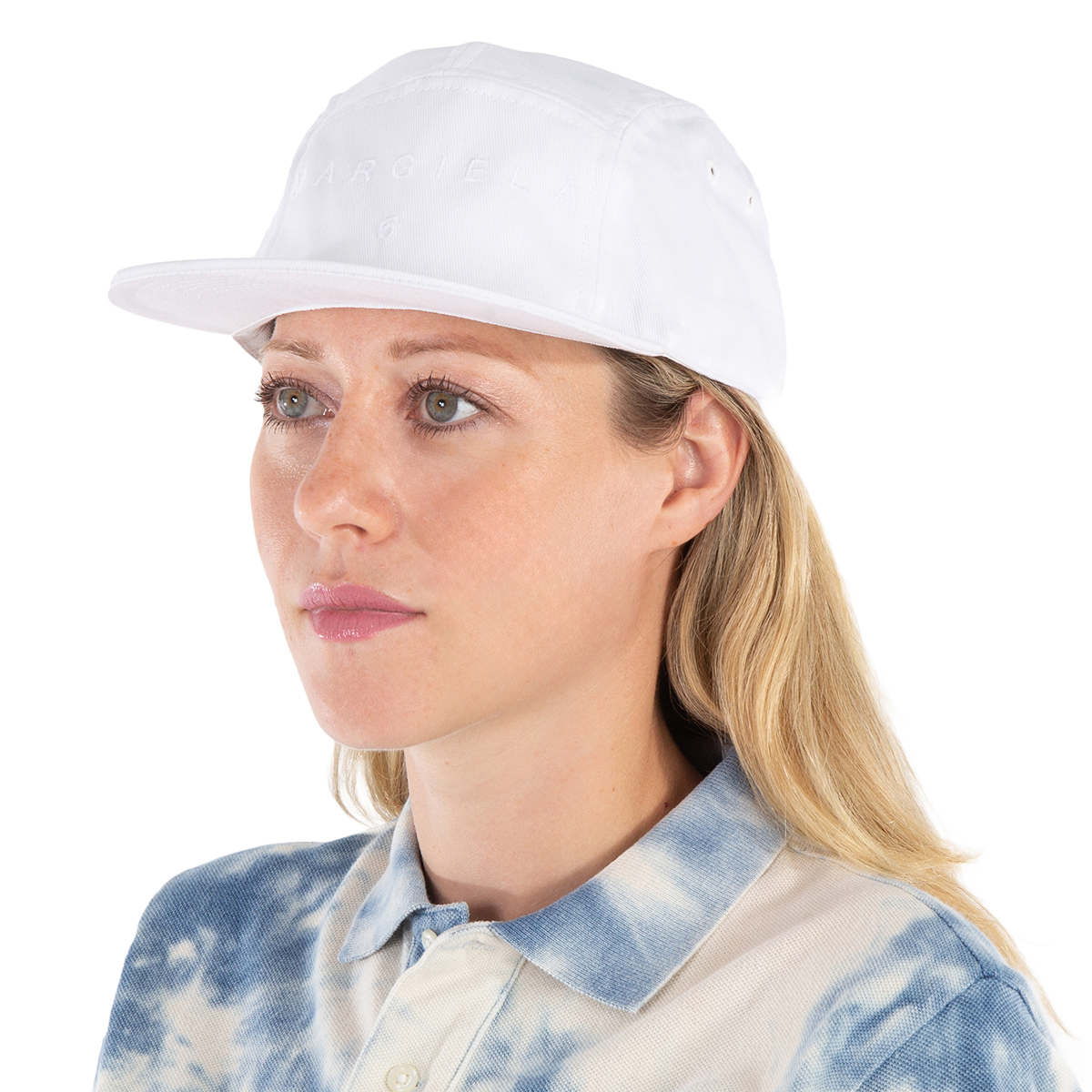 Mm6 Maison Margiela MM6 White Logo Baseball Cap, Size One Size ...