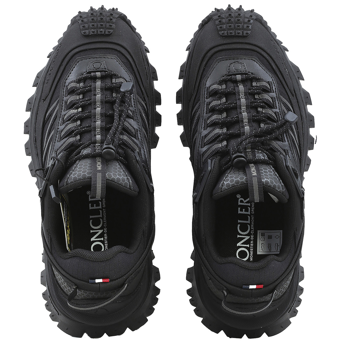 Moncler Black Trailgrip GTX Low Top Trainers, Brand Size 38 ( US Size 8 ...