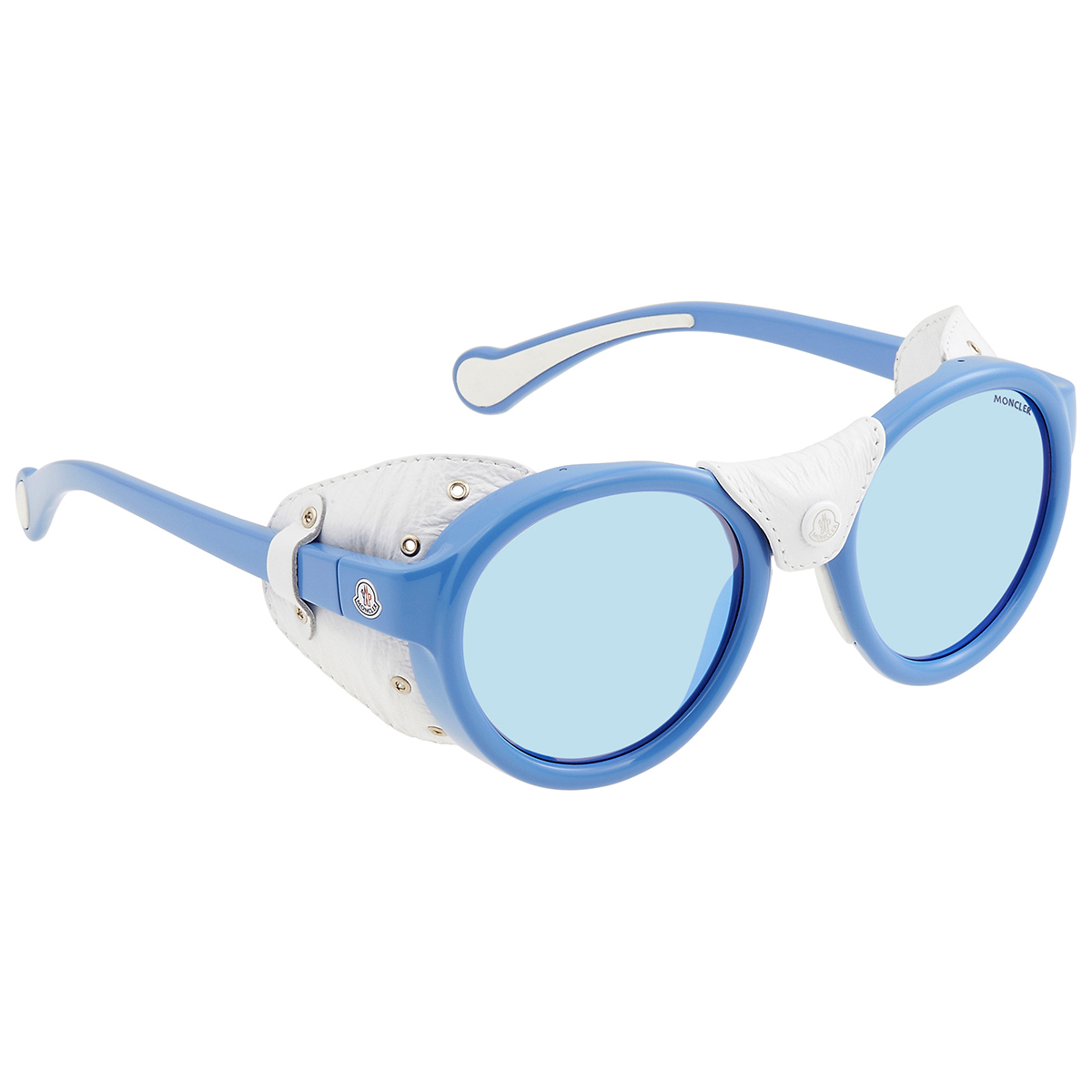 Moncler Blue Round Unisex Sunglasses ML0046 84C 52 889214009661 ...