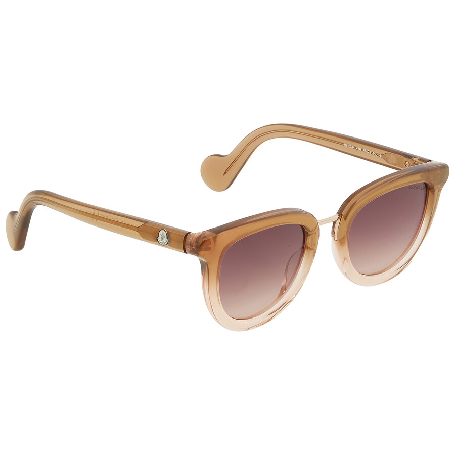 Moncler Brown Cat Eye Ladies Sunglasses ML0044 47G 48 664689910748 ...