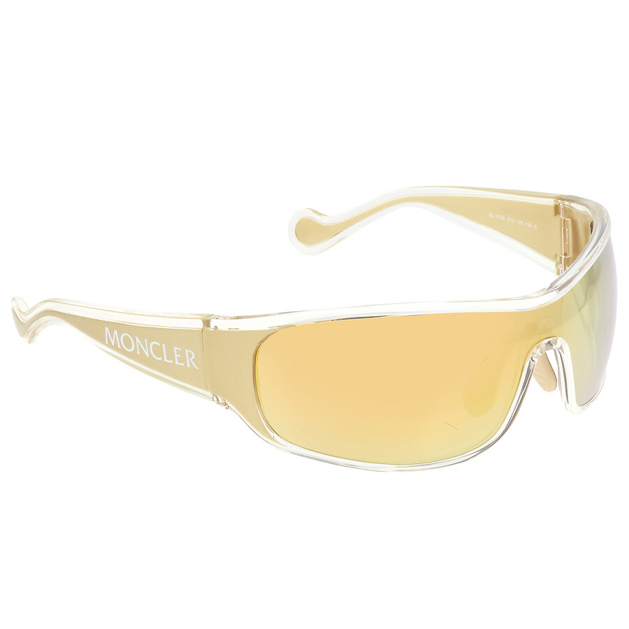 Moncler Brown Mirror Wrap Unisex Sunglasses ML0129 27G 00 889214098764 ...