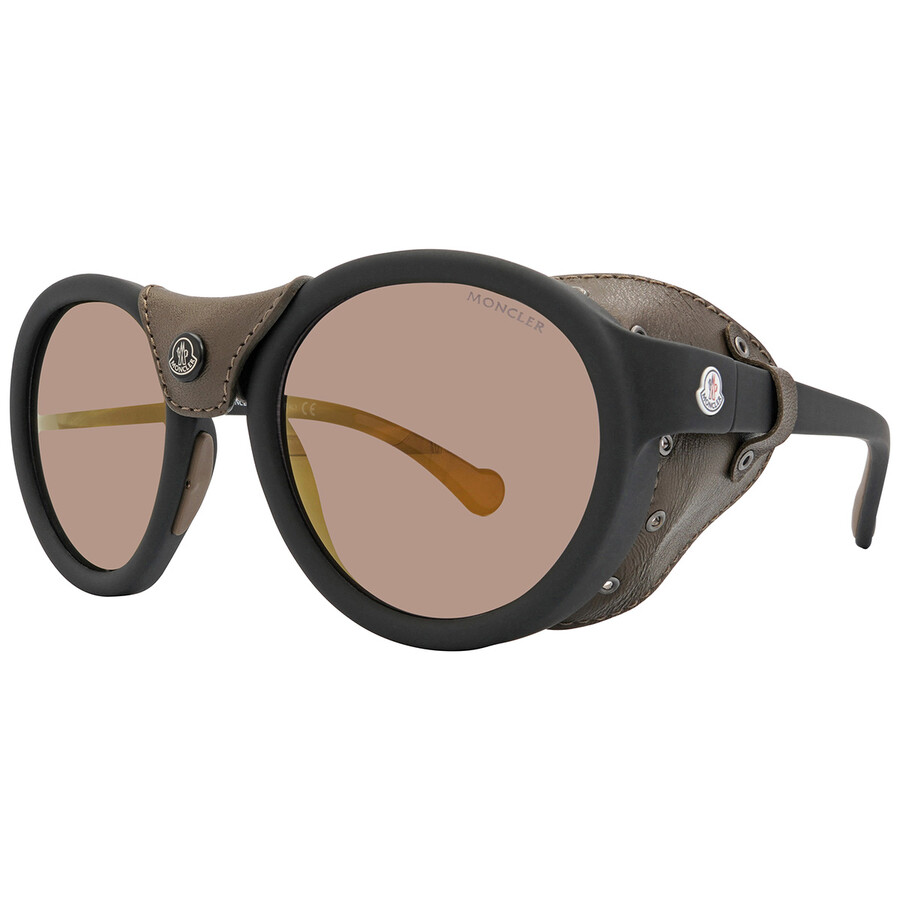 Moncler Brown Round Unisex Sunglasses ML0046 02L 52 889214009647 ...