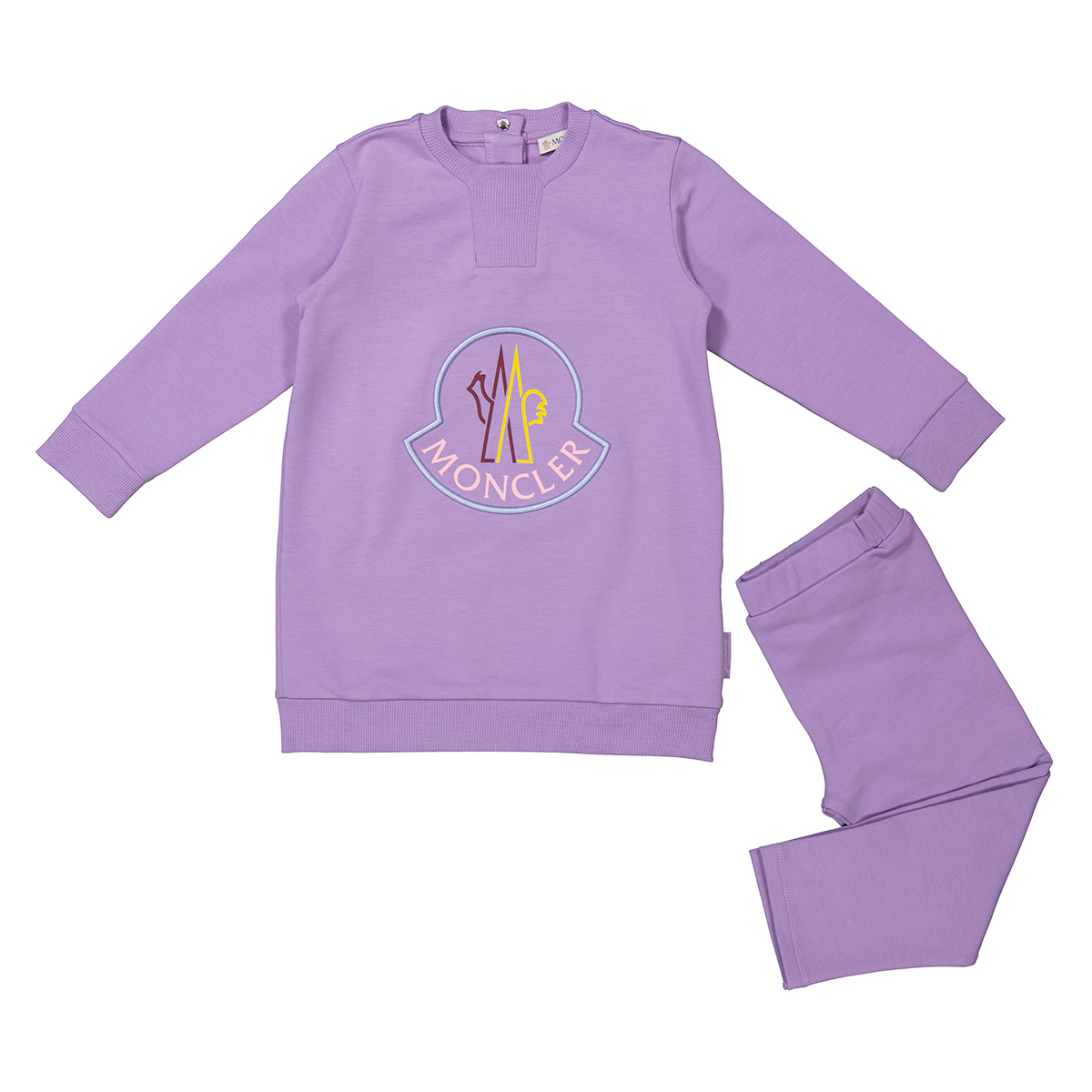 Moncler Girls Lilac Logo Tracksuit Set, Size 2A H29518M00012-809EH-603 ...