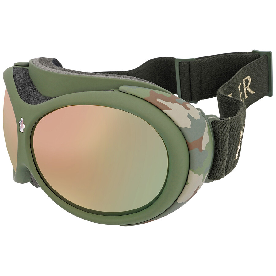 Moncler Grey Mirror Mask Unisex Sunglasses ML0130 97C 89 889214248558 ...