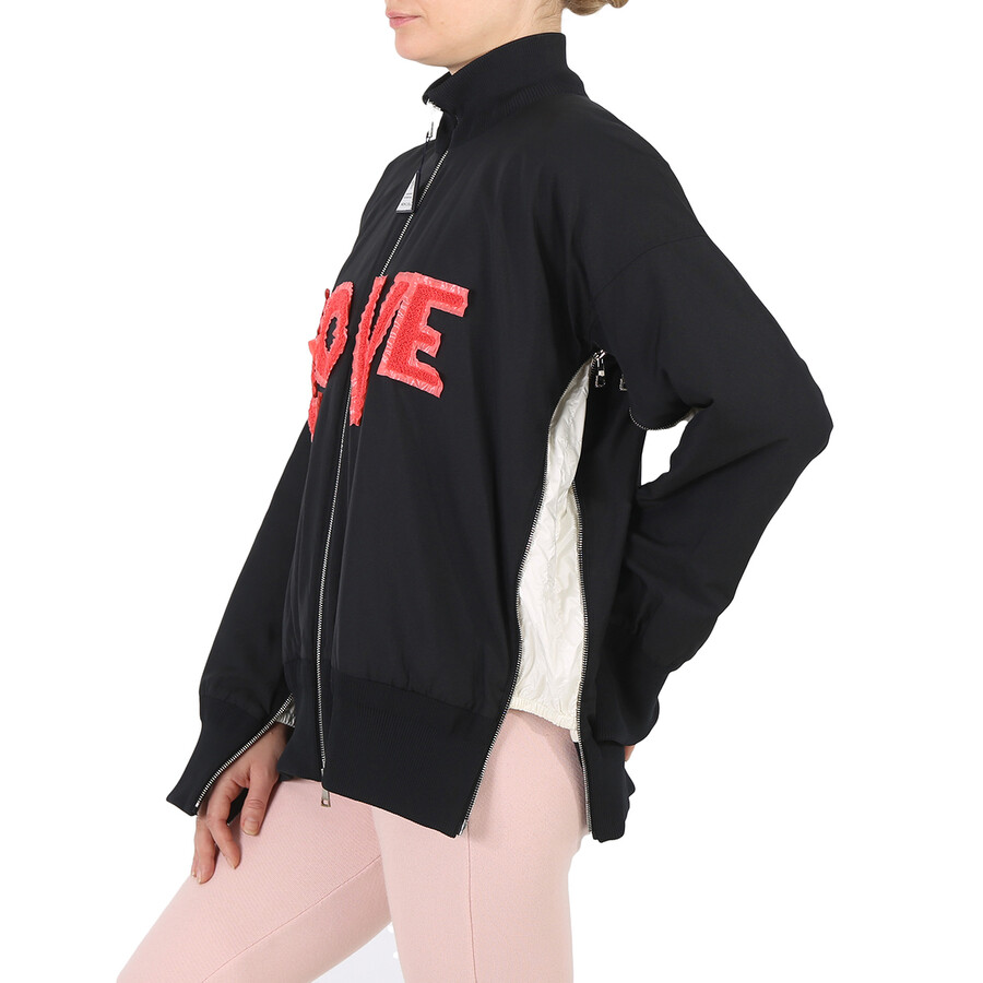 Moncler Ladies Black 1952 Love Jacket, Brand Size 3 (Large ...