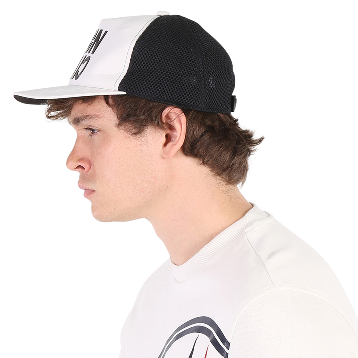 Moncler Men's Open Grey Logo Baseball Cap, Size Small G209Q3B00002 ...