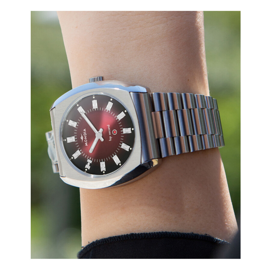 Mondia History - Top Second Automatic Red Dial Men's Watch MH-004-SS-RD-CM - Watches, History ...