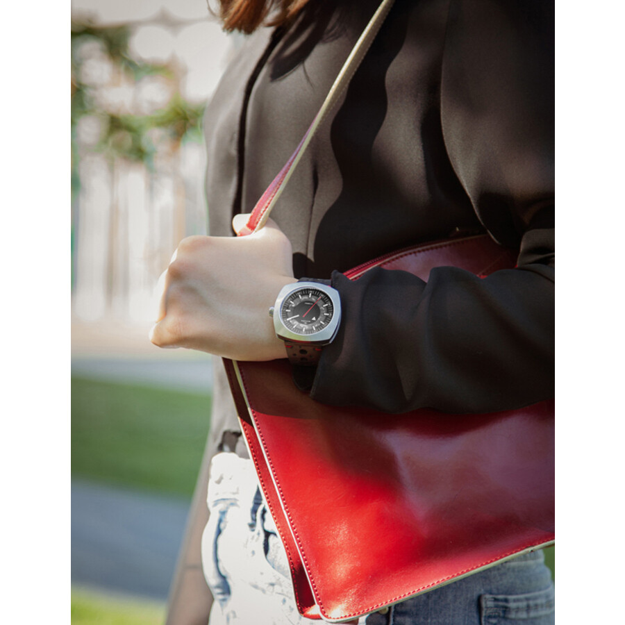 Mondia Parade Automatic Black Dial Men's Watch MH-001-SS-BK-CP ...