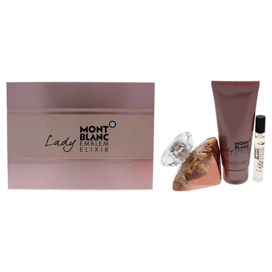 Montblanc Mont Blanc Lady Emblem Elixir by Mont Blanc for Women - 3 Pc ...