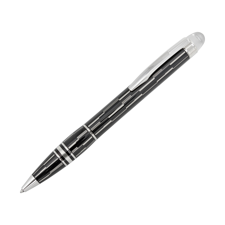 Montblanc Ballpoint Pen Starwalker Mystery Laser-engraved Black Lacquer ...